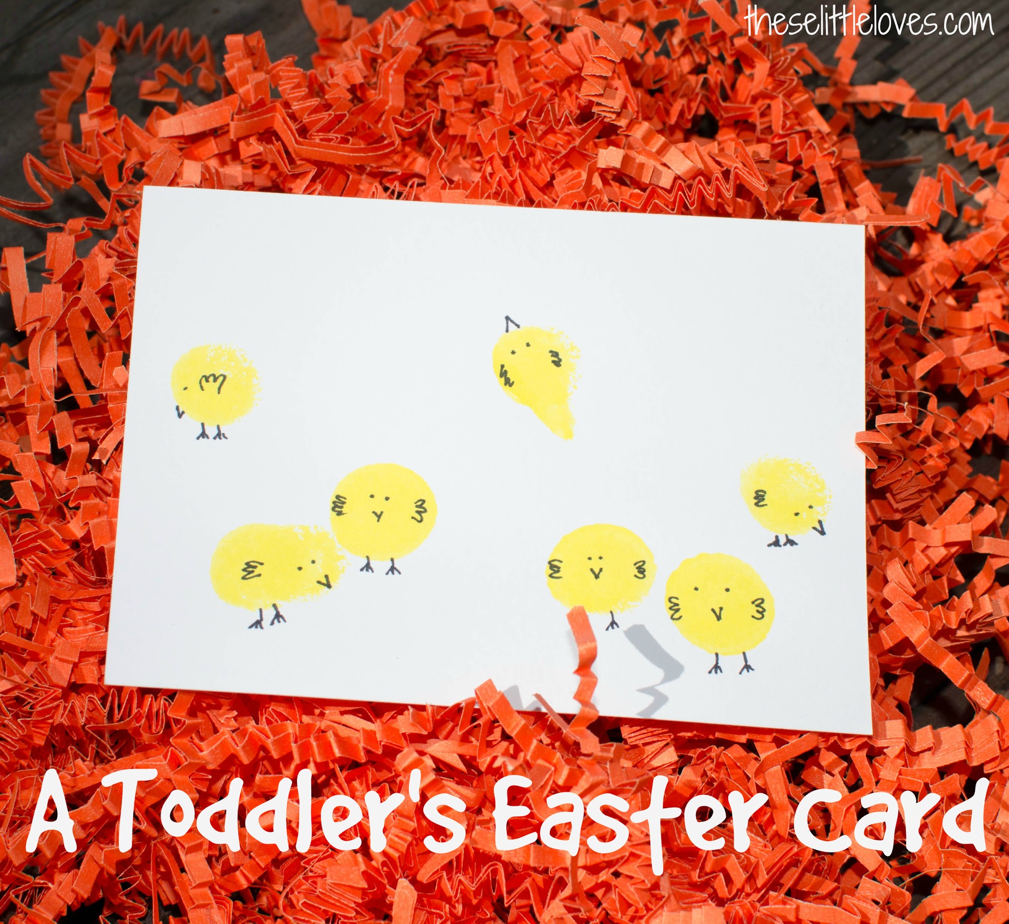 A Toddler's Easter Card - TheseLittleLoves gifting