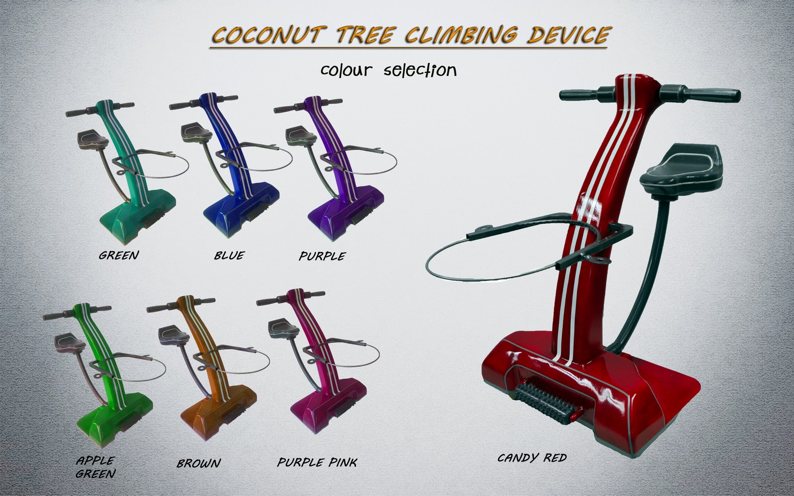 Coconut Tree Climbing Machine Ayie Azhari Design Coconut Tree Climbing Machine Ayie Azhari Design