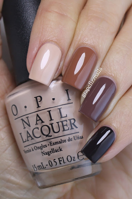 Grape Fizz Nails: Beige Ombre Manicure