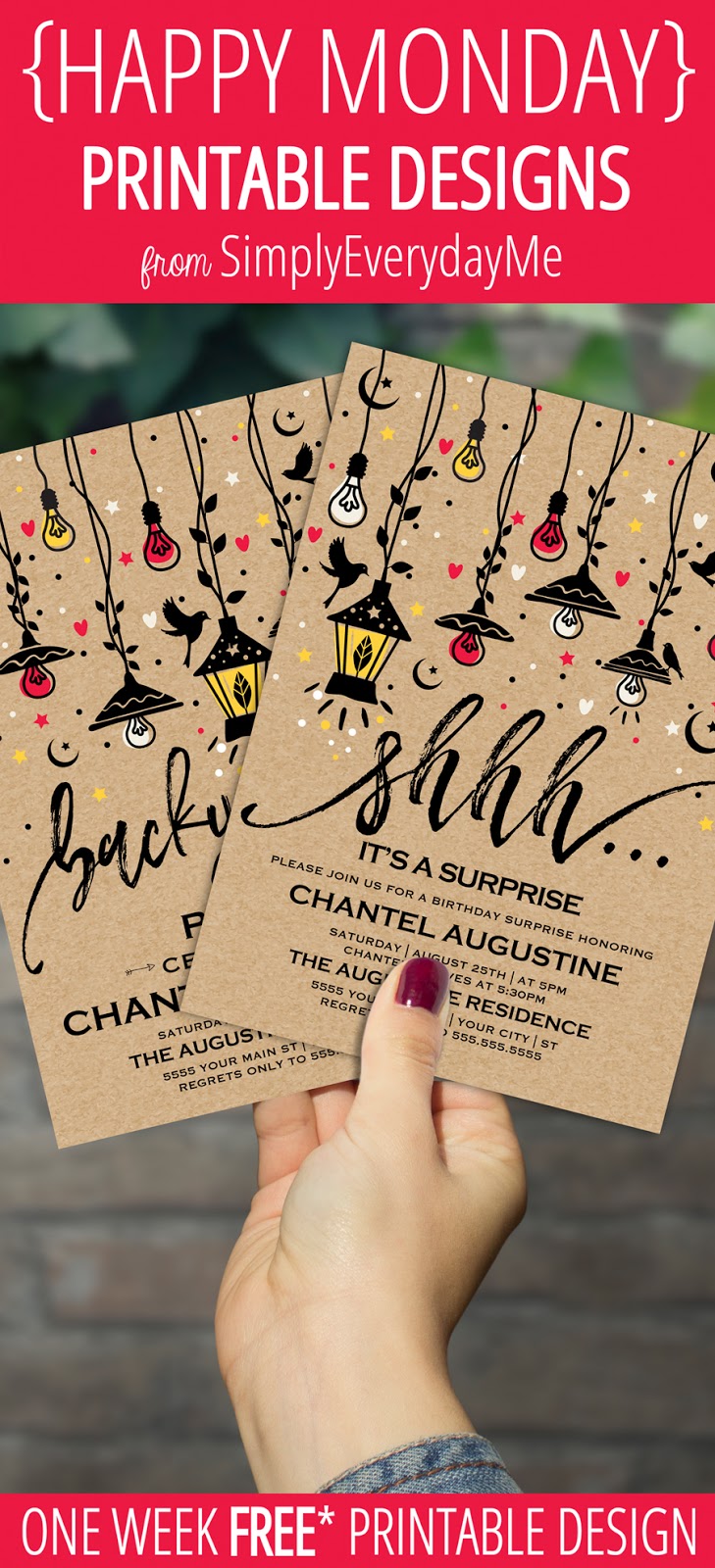 SimplyEverydayMe: {HAPPY MONDAY}... IT'S A SURPRISE...