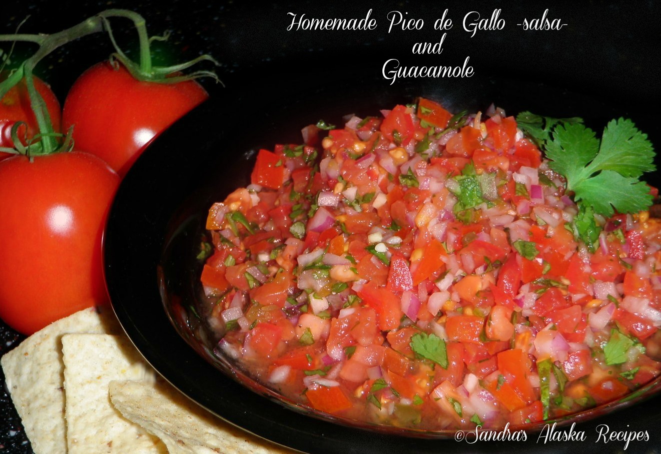 Sandra's Alaska Recipes: SANDRA'S HOMEMADE MEXICAN PICO DE GALLO -salsa ...