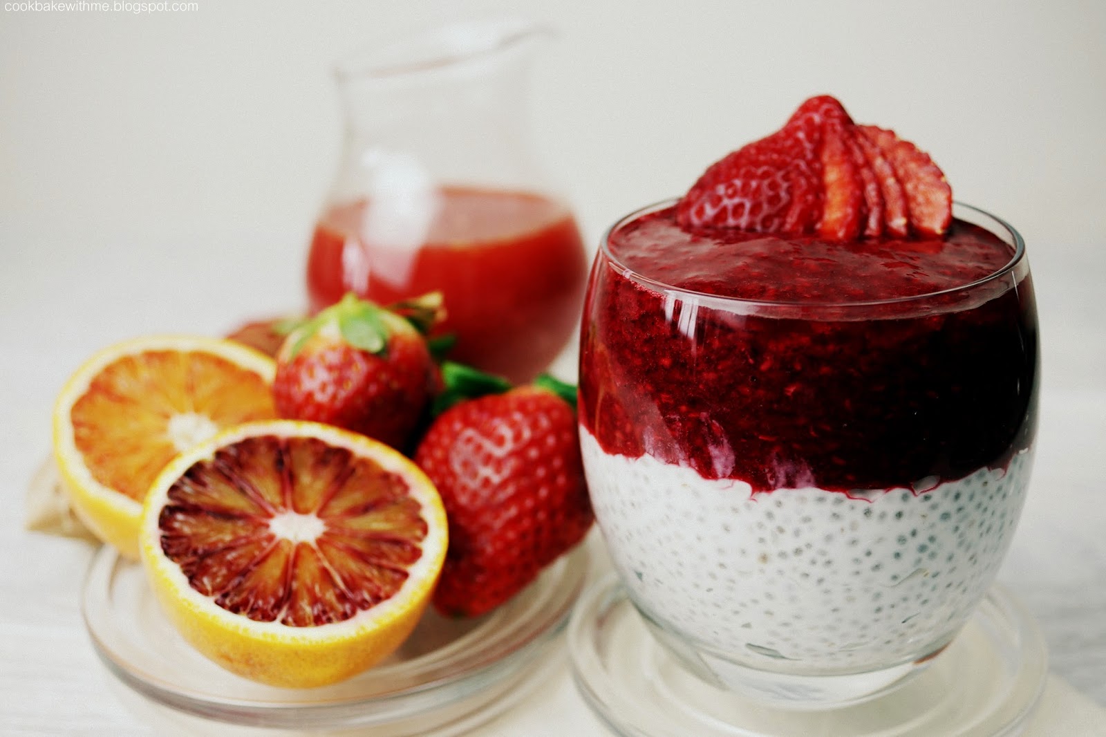 Cook & Bake with me: Deser kokosowy chia z malinami