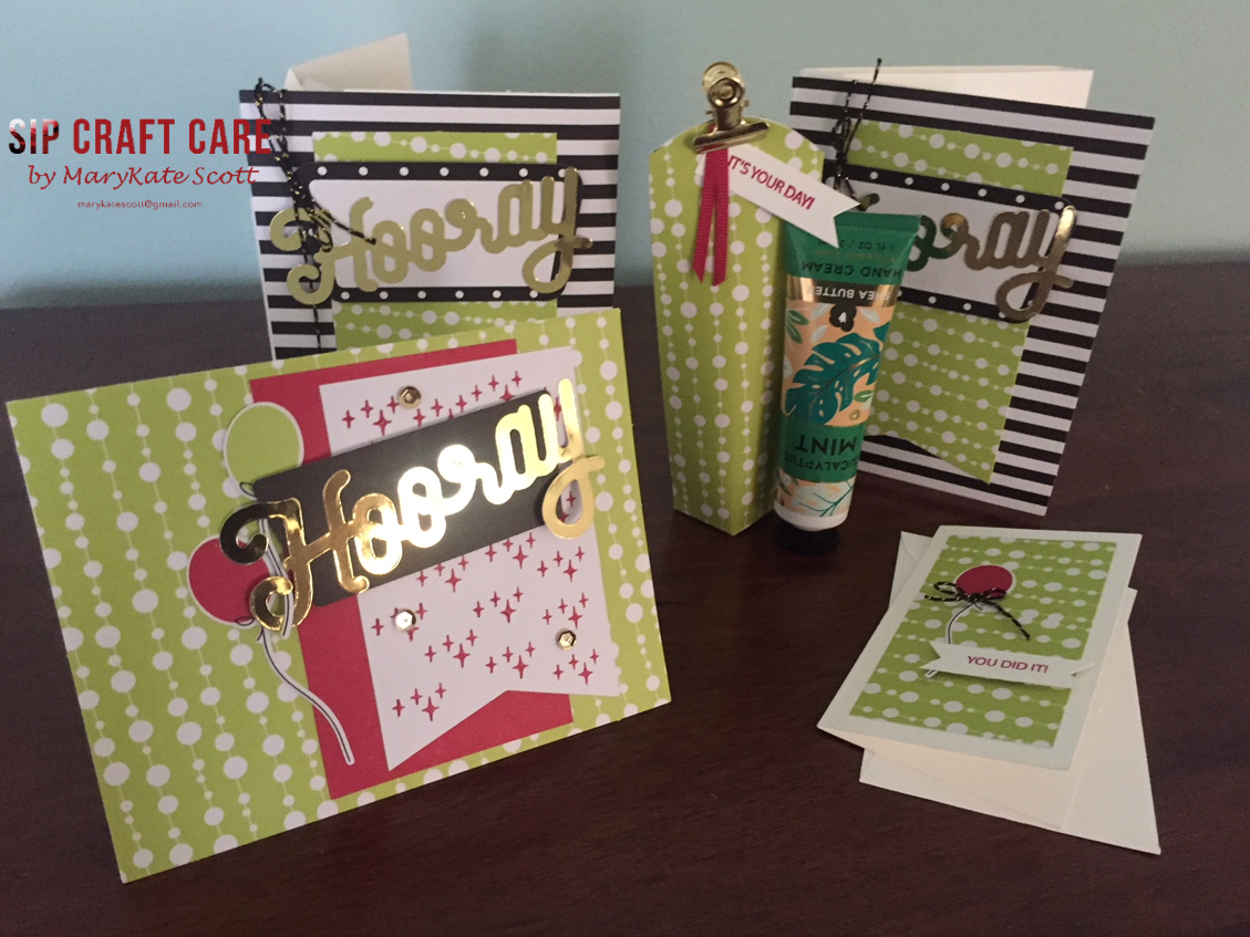 SipCraftCare: Paper Pumpkin Blog Hop Broadway Star