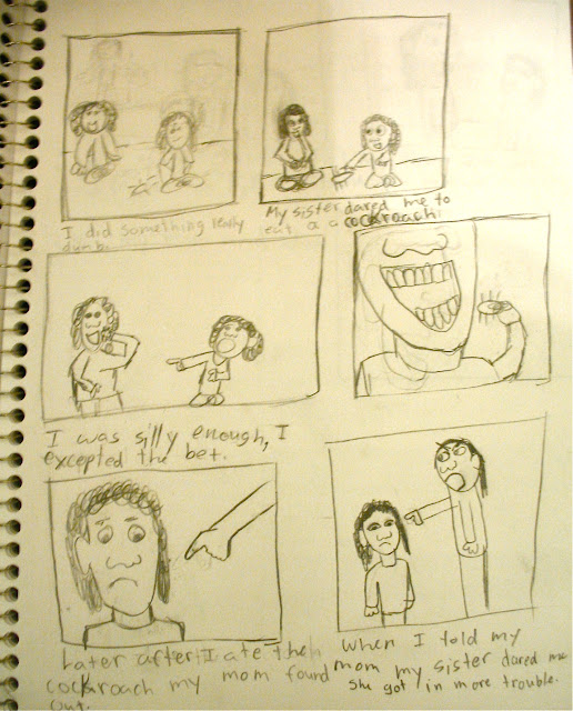 Coonley Art Studio: Autobiographical Comic Strips