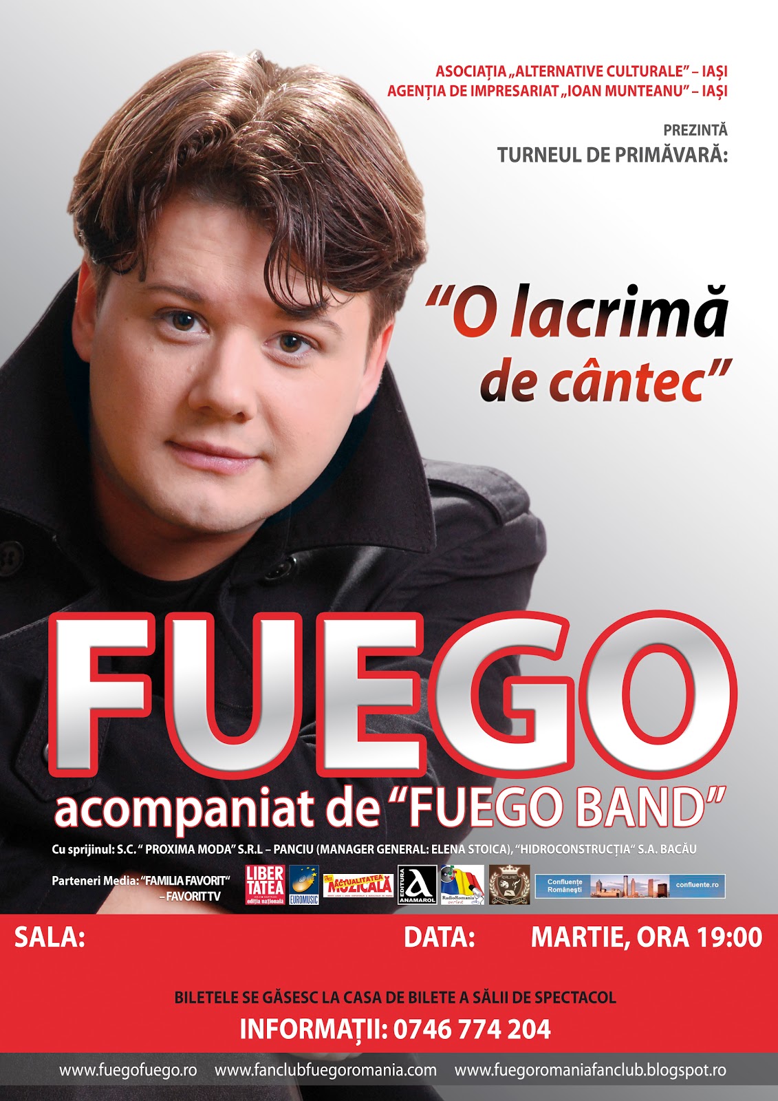 FUEGO - turneul naţional "O LACRIMĂ DE CÂNTEC" - Fuego - Paul Surugiu ...