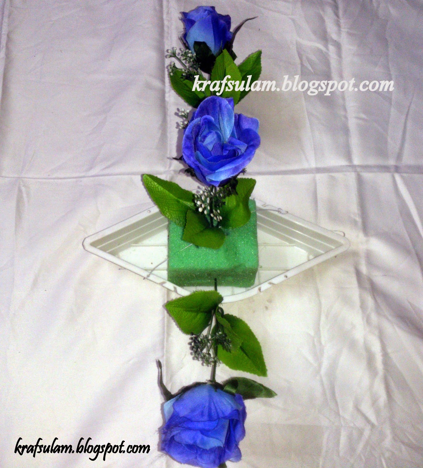 Kraftangan, Sulaman, Bantal: Tutorial Gubahan Bunga