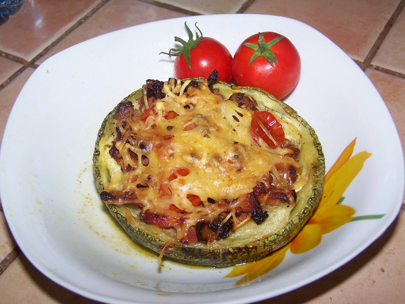 les petits plats de mamie Lilly: courgette ronde farcie