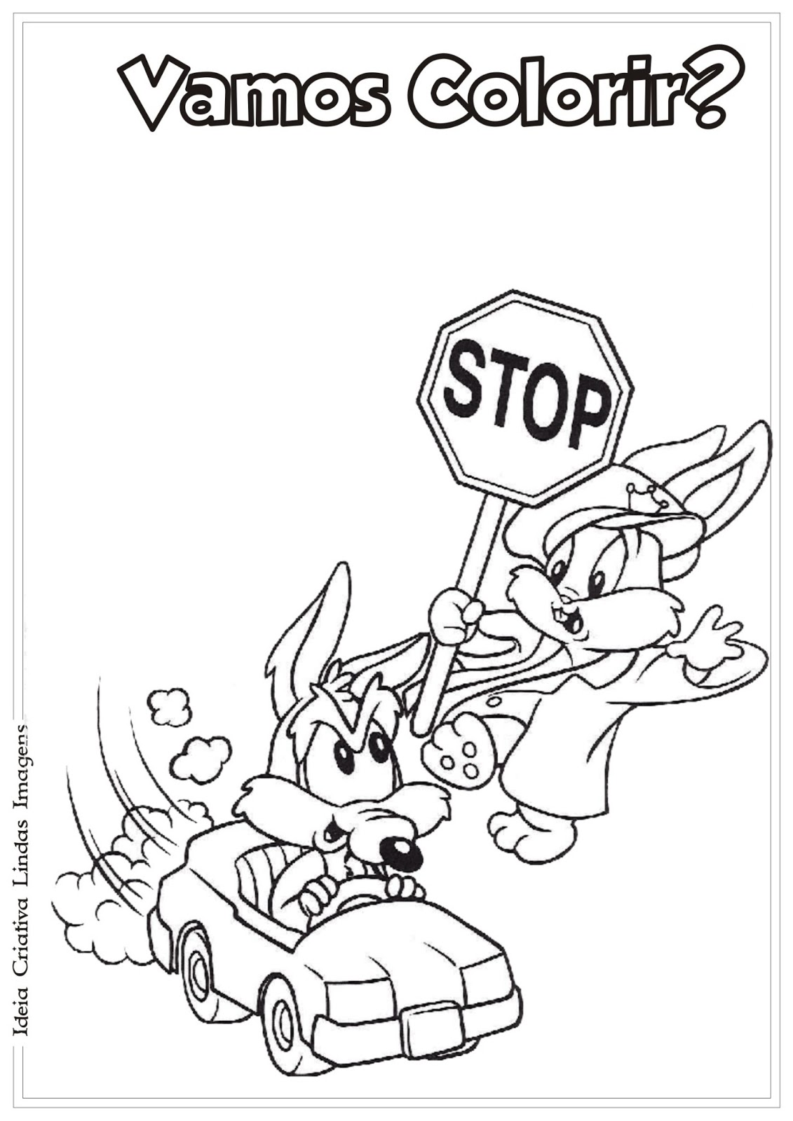 Desenho Pernalonga e Coiote baby - Baby Looney Tunes