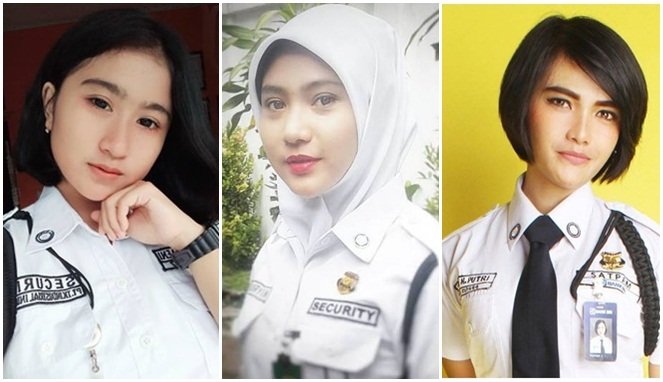 Bikin Jatuh Hati, Ini Para Security Cantik Yang Mempesona - Palanta Netizen