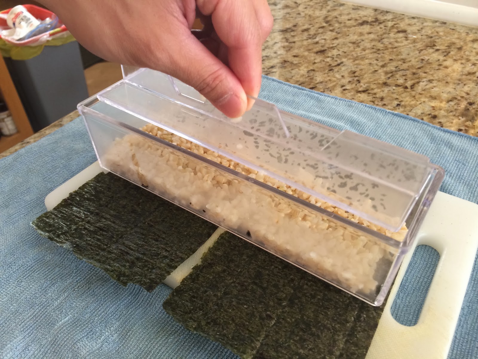 A Little Twist of Goodness: Brown Rice Spam Musubi