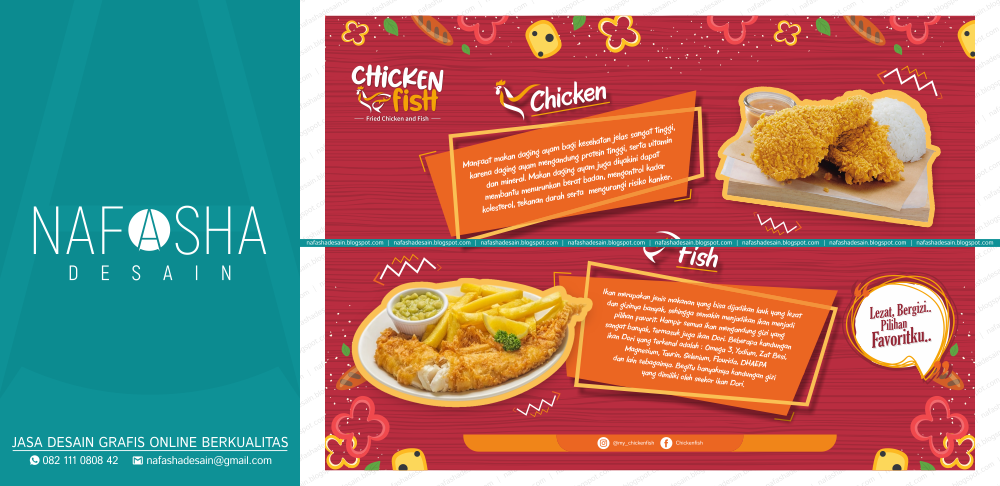 Contoh Desain Spanduk Banner Fried Chicken - Desain Grafis Online