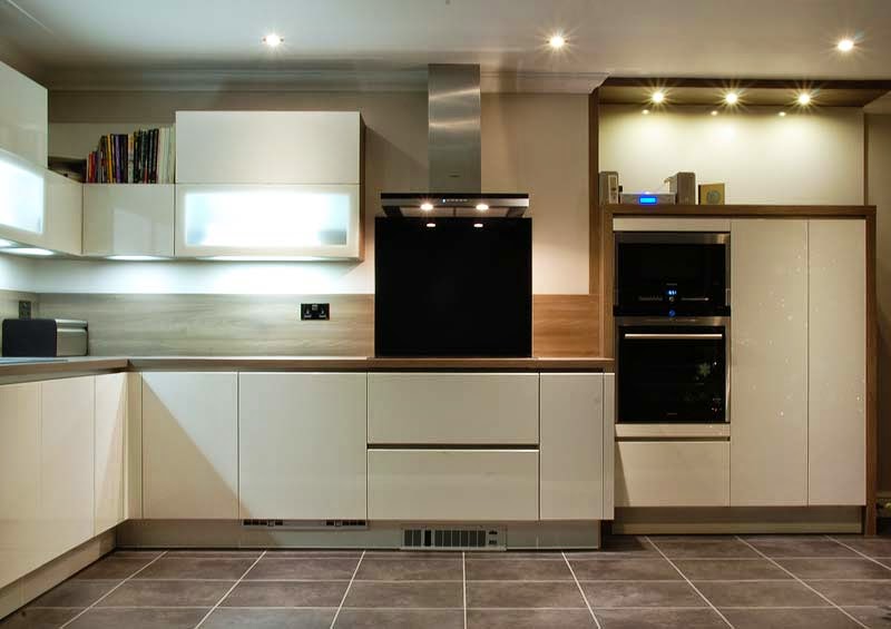 Handle-less Kitchen Designs.