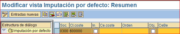 Imputación por defecto de clases de coste | Blog de SAP