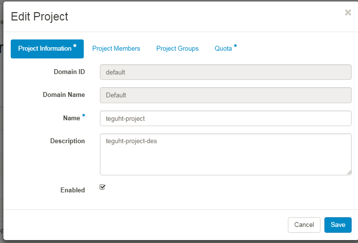 Teguh Triharto Learning Center Create Tenant Project User Keypair Network Floating