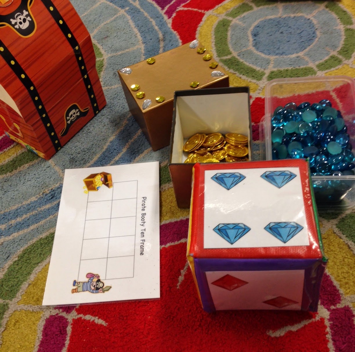 Love, Laughter and Learning in Prep!: Pirate Treasure Ten Frames! A DIY ...