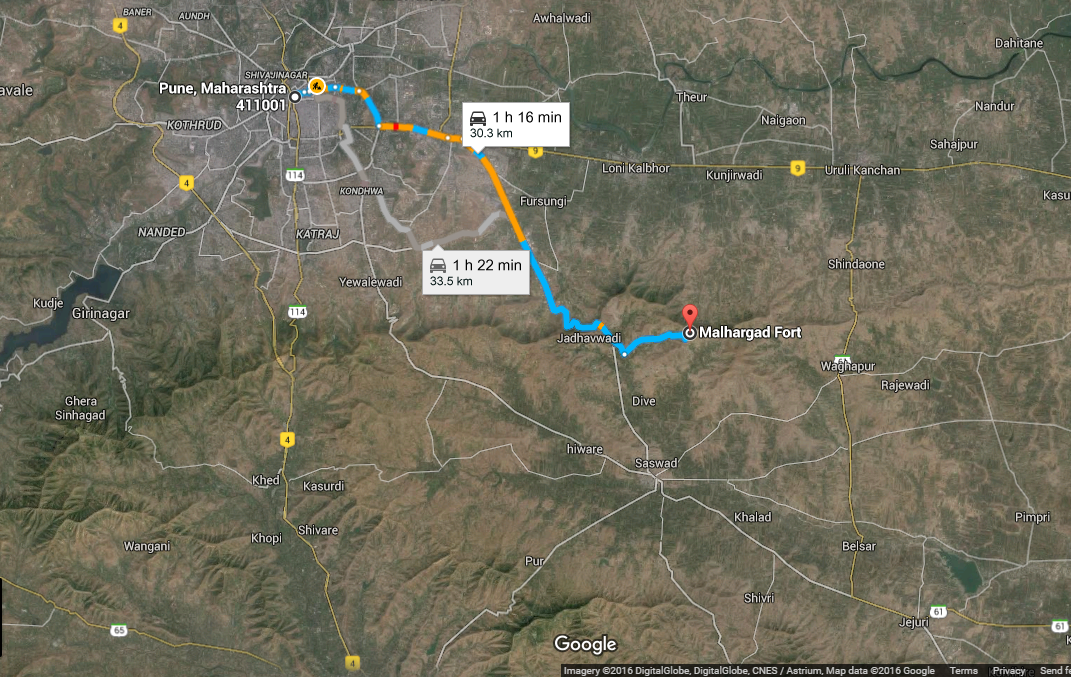 My Treks n Tours: Malhargad Trek -The Last Fort of Maratha Empire