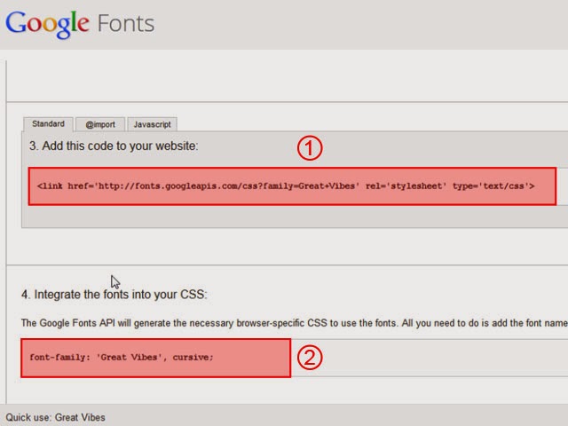 Adding Google Font Link to the Joomla Website | Agratitudesign Impression