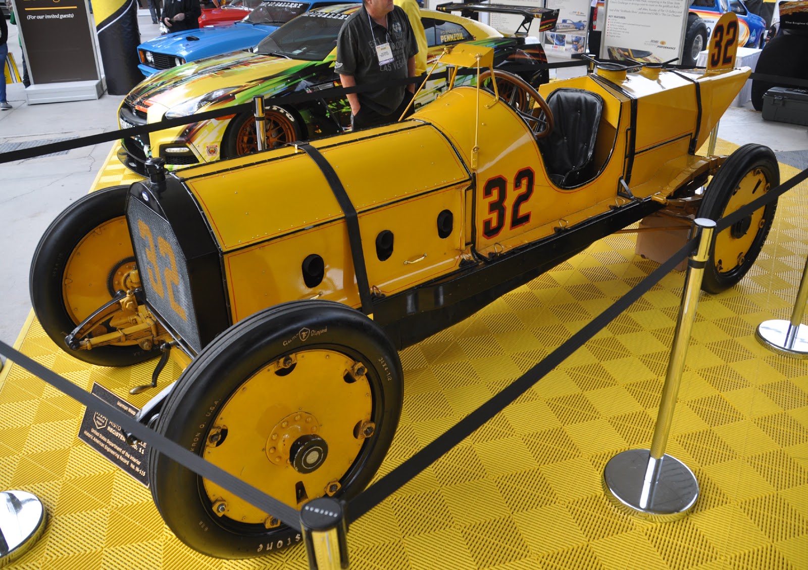 Just A Car Guy: the Marmon Wasp was in the shell booth at SEMA, on loan ...