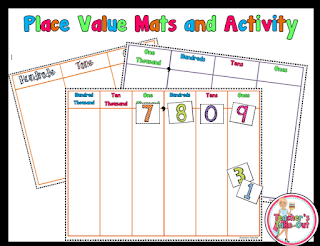 Free Place Value Mats and Activity for Reading Numbers | Teacher's Take-Out