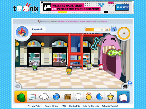 Homebuildlife: Toonix Virtual World launches