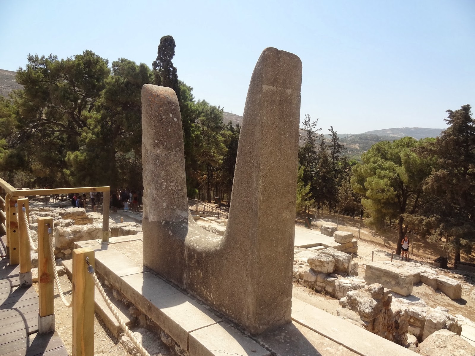 NAELIE64: CORNES DE CONSECRATION - KNOSSOS (Crète)