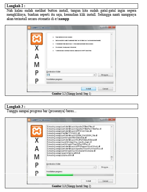 Installasi Php Mysql And Apache Dengan Xampp