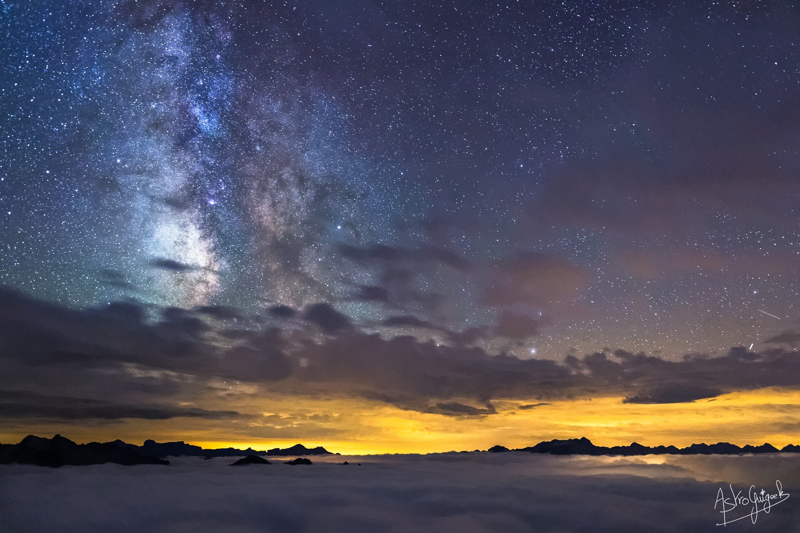 La Voie Lactée vue depuis l'observatoire du Pic du Midi - Astro☆Guigeek ...