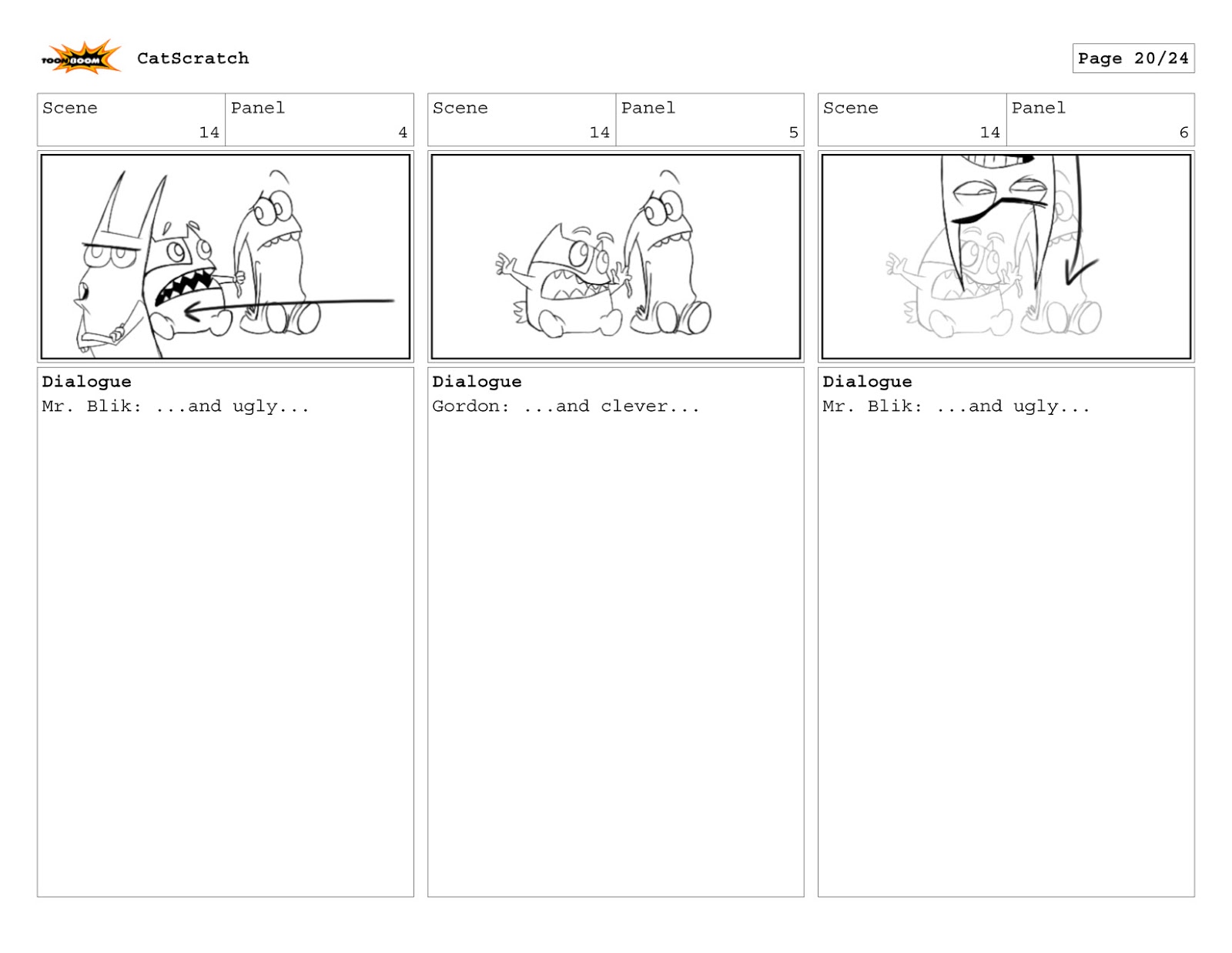 Charlene's Storyboarding Blog: TV Production Storyboards