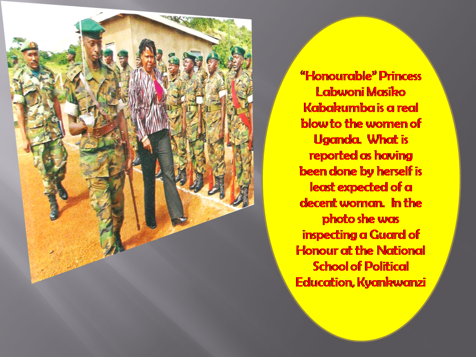 William Kituuka Kiwanuka: FROM GRACE TO GRASS: “HON.” KABAKUMBA MASIKO ...