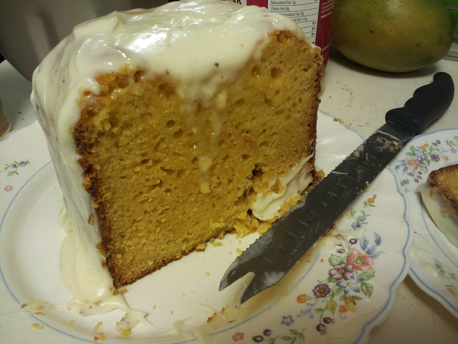 Absorbing what I can: Breadman cake Finished Product