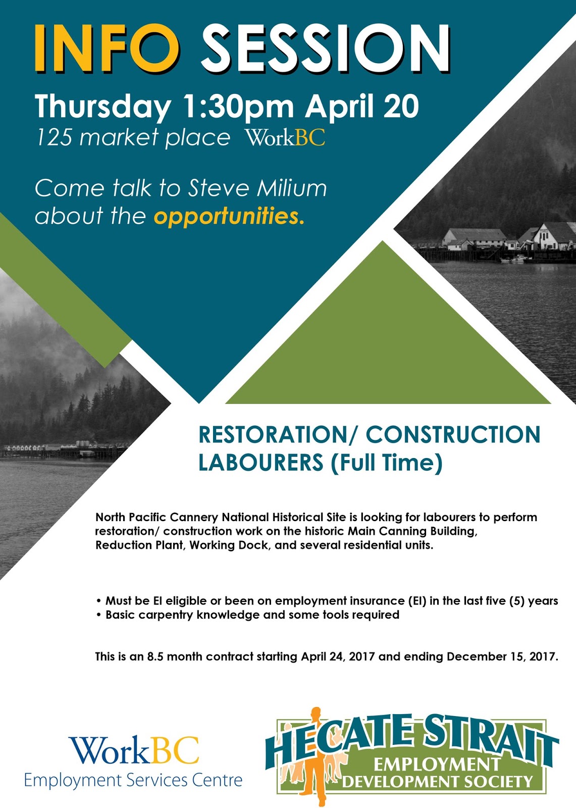 North Coast Review: North Pacific Cannery restoration job opportunities ...
