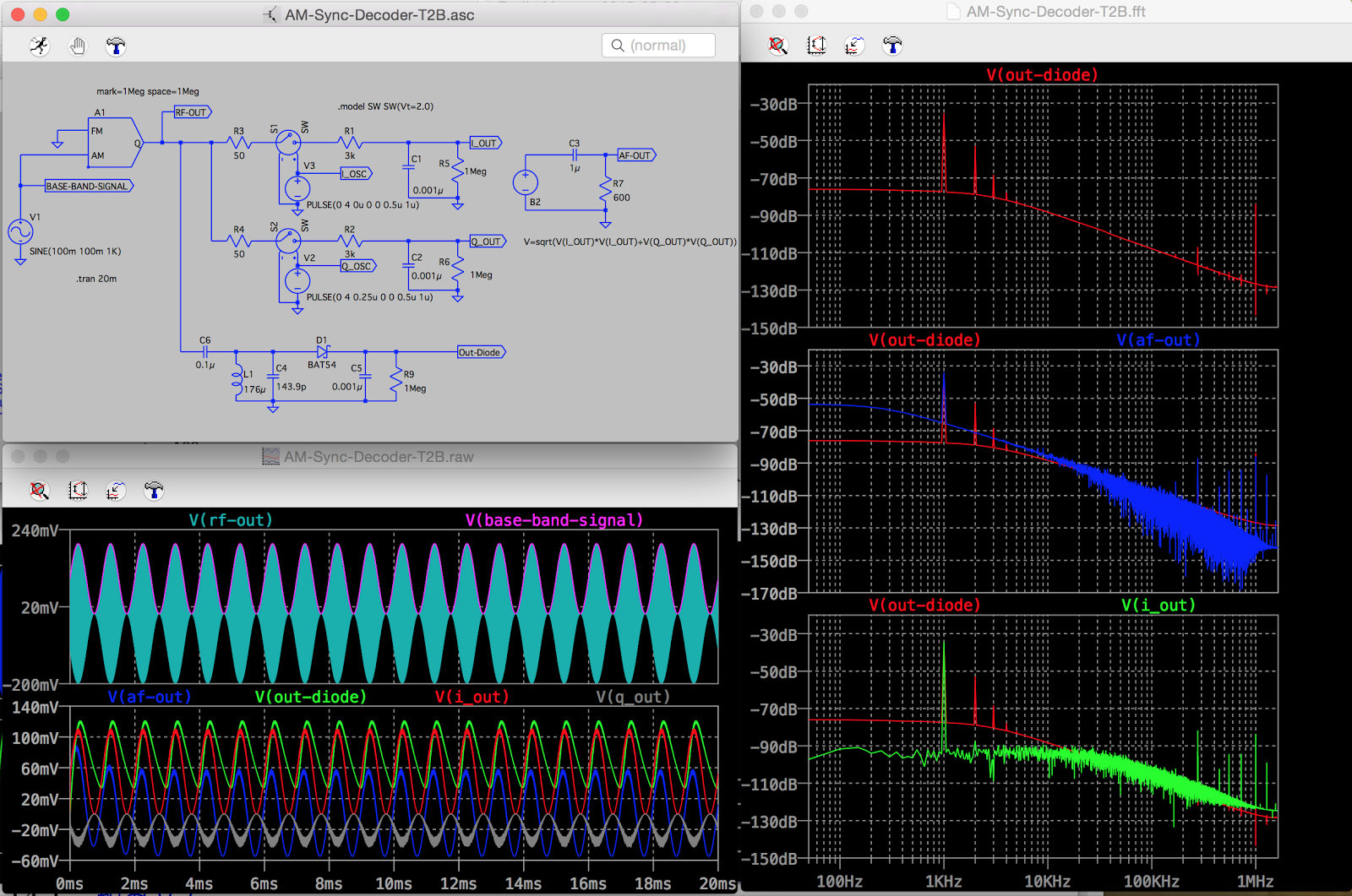 Designing Radios, Electronics. /実用的通信装置の設計: Synchronized AM demodulator ...