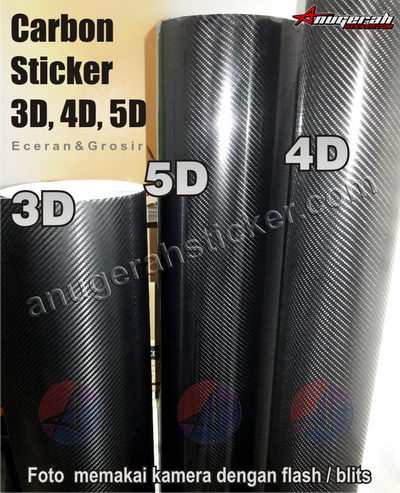 Stiker Carbon 5d