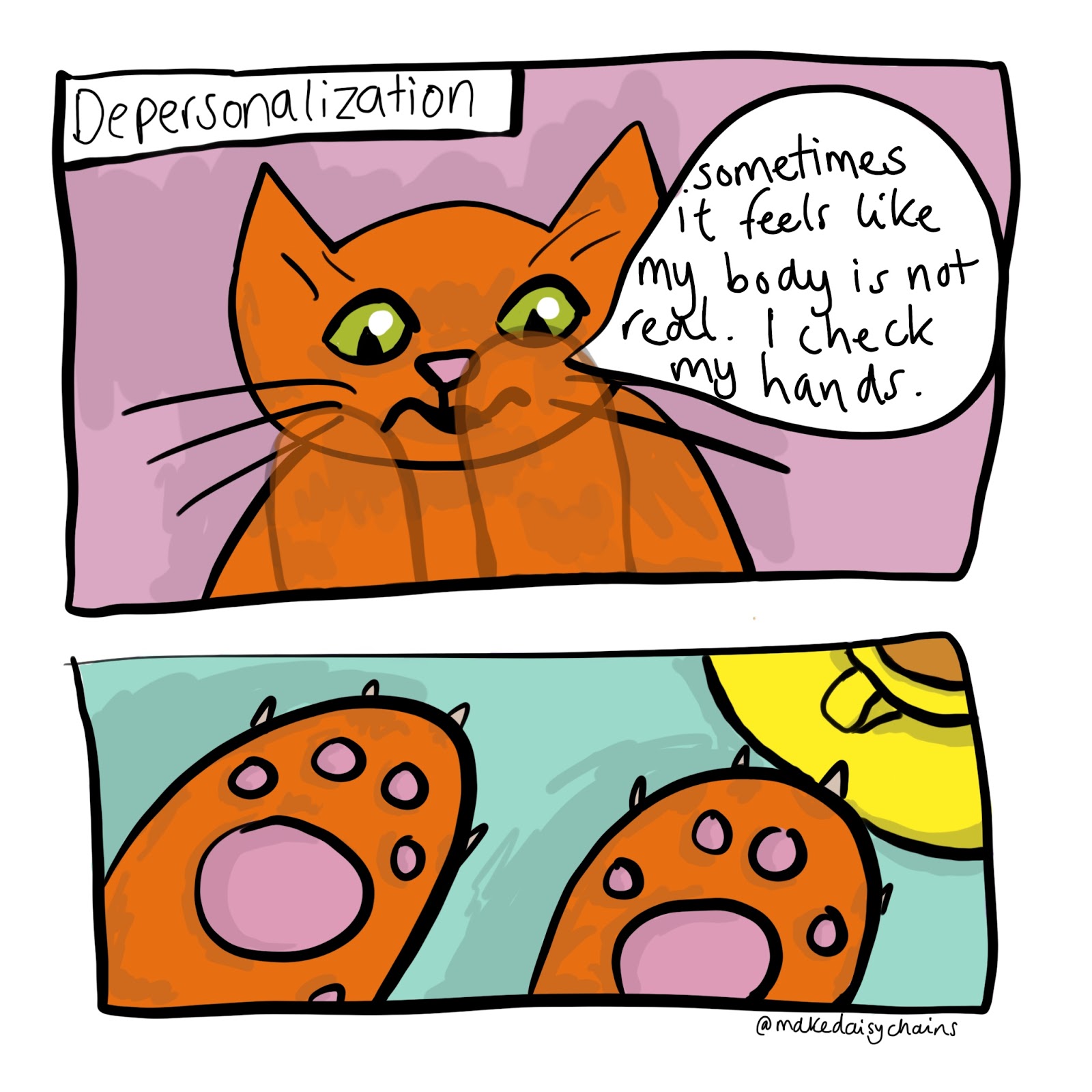 Hannah Daisy: Dissociation - explained in a short story. With cats - By ...