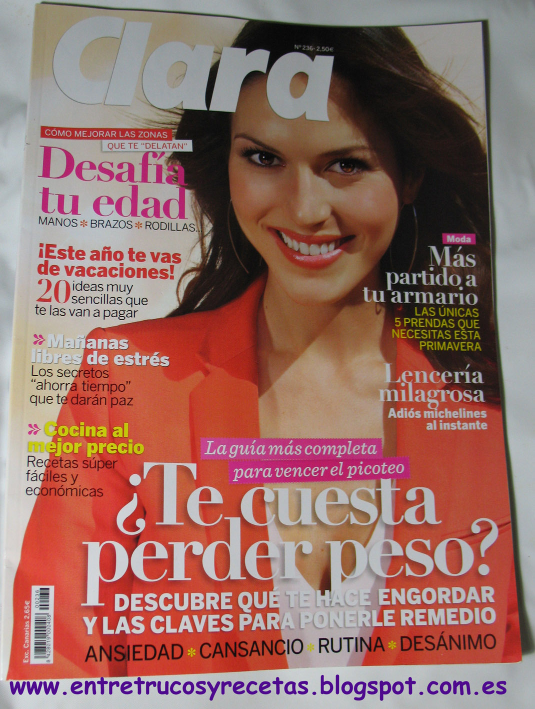 Entre trucos y recetas aprendemos de belleza: Revista Clara con ...