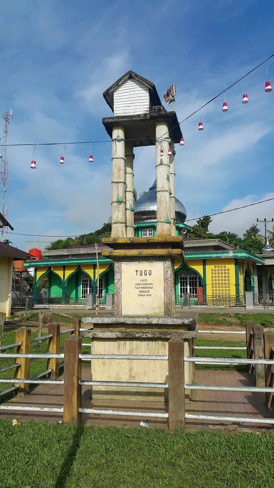 Tugu IV Koto Lubuk Ambacang Pusat Pemerintahan Indragiri Tahun 1949 ...