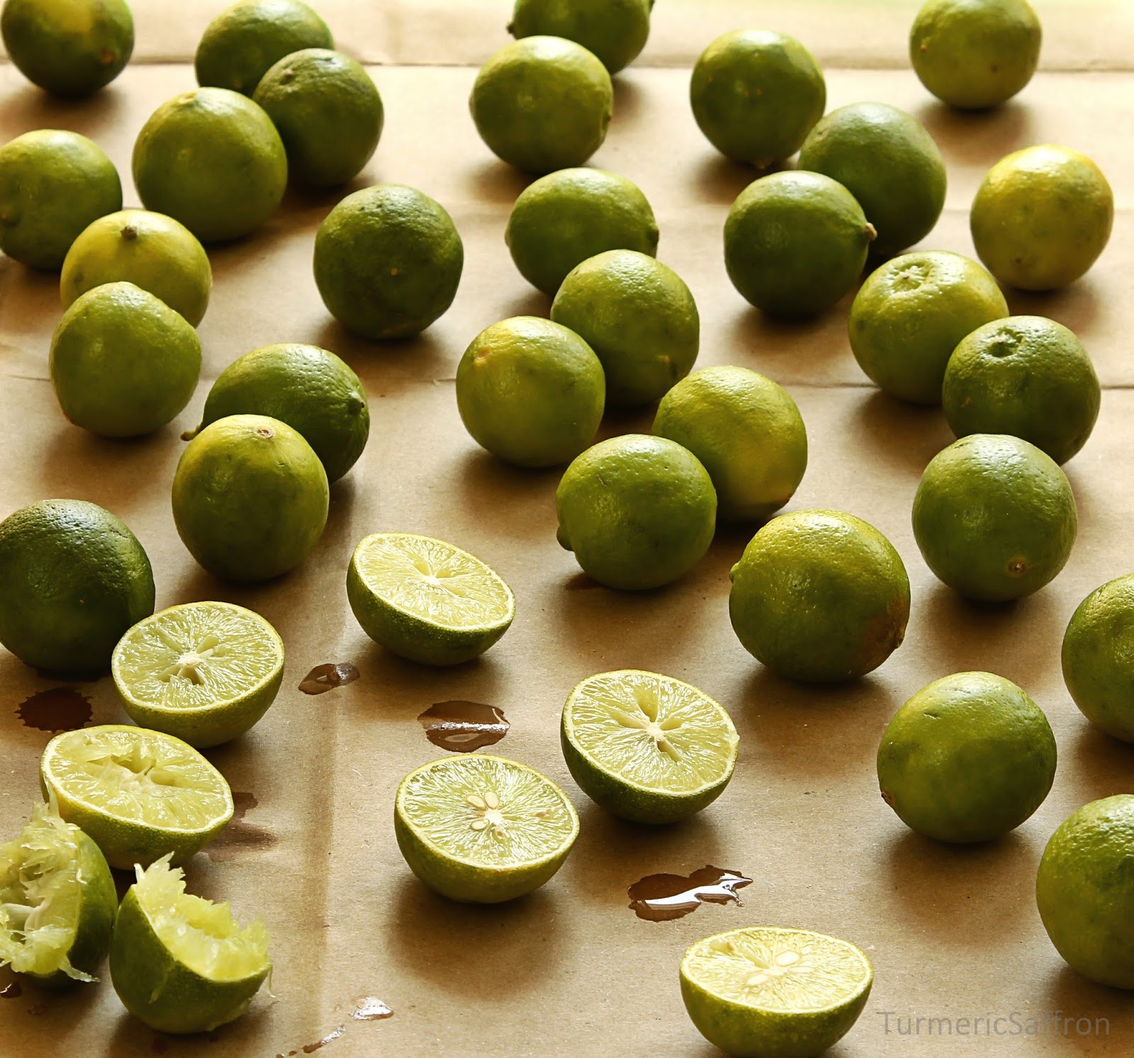 Turmeric & Saffron: Sharbat-e limoo - Lemon/Lime Sharbat