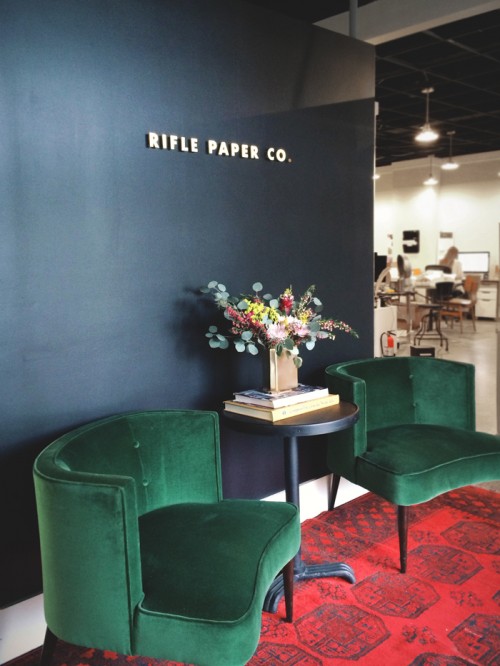 Aesthetic Oiseau: Rifle Paper Co. Office