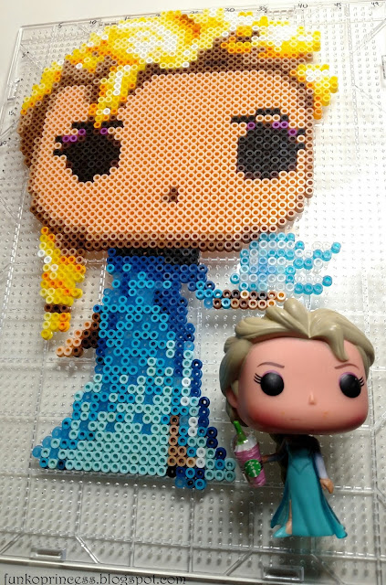 Elsa Perler Bead Pattern Frozen Funko Pop Craft