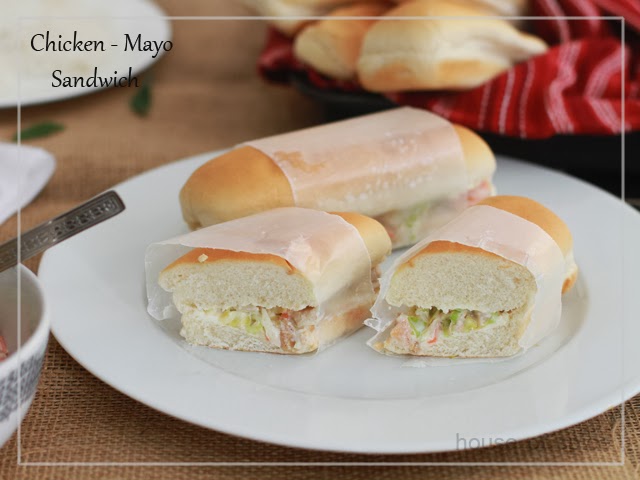 House Of Spice: Chicken - Mayo Sandwich