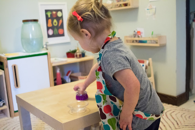 Introducing Practical Life to Montessori Babies and Toddlers
