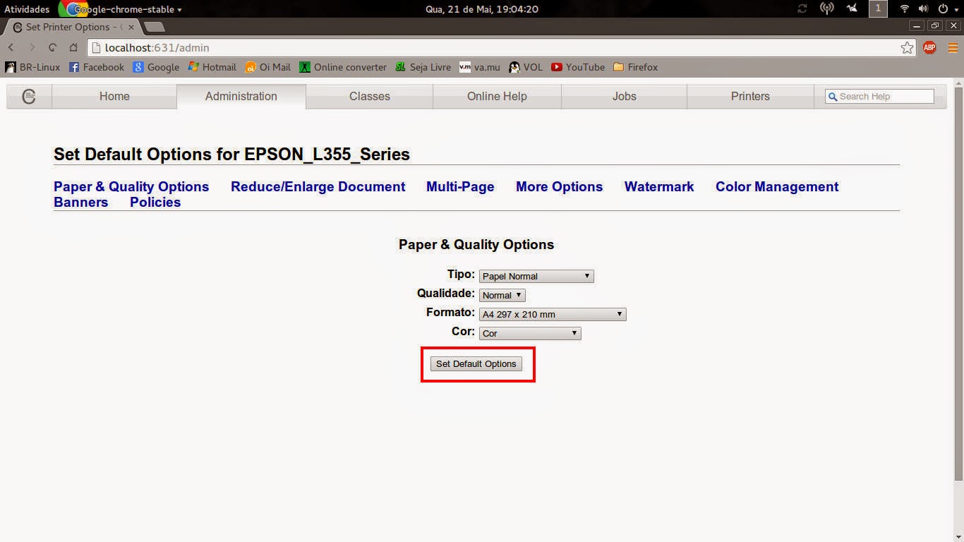 Instalando o scanner e a impressora epson L355 no linux – mgasparin.com