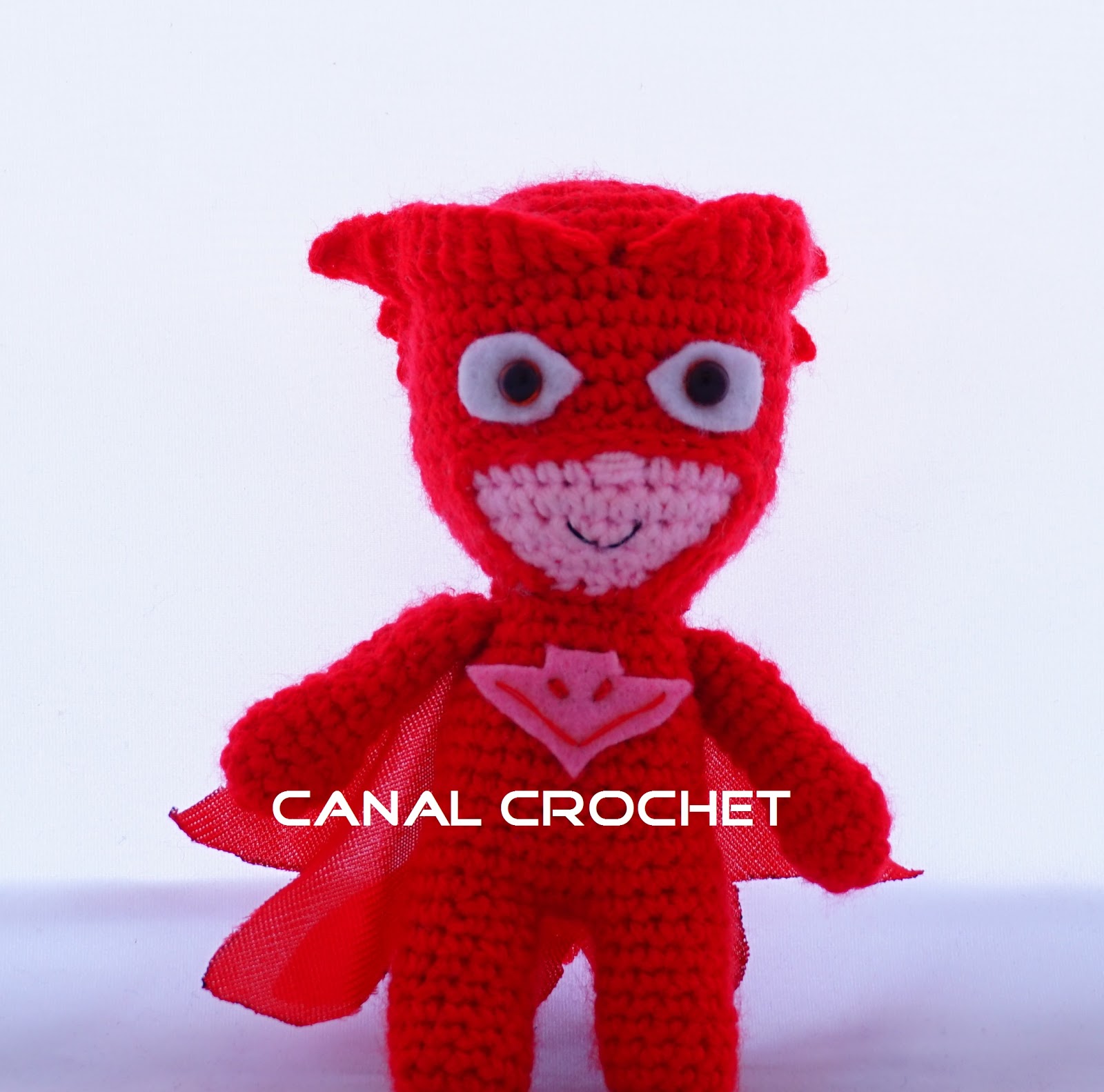 CANAL CROCHET: PJ Masks amigurumi tutorial (heroes en pijama)