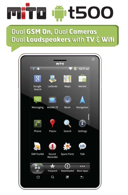 Harga Dan Spesifikasi Hp Mito T500 | MIFTAHBUDI14