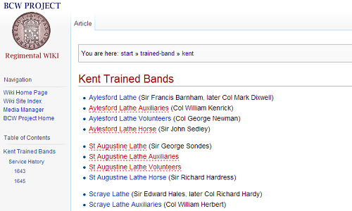 English Civil War articles, discussion, resources, maps, timelines and ...