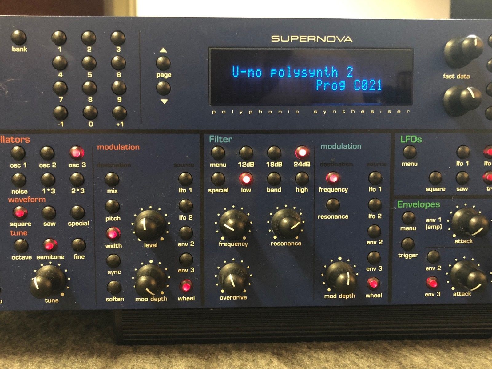 MATRIXSYNTH: Novation Supernova v4.01 20 Voice Virtual Analog ...