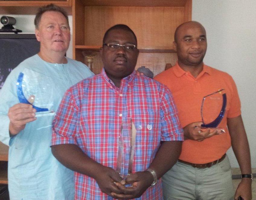 Awards: Graham Dinwoodie, Managing Director with JideAgbaje, GM ...