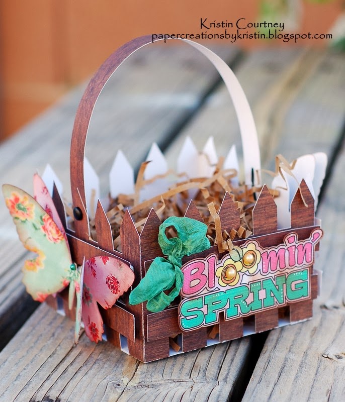 Paper Creations by Kristin: Spring Fence Box