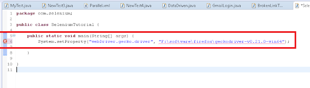 First WebDriver Script on Firefox browser : Selenium WebDriver tutorial - Selenium Tutorial