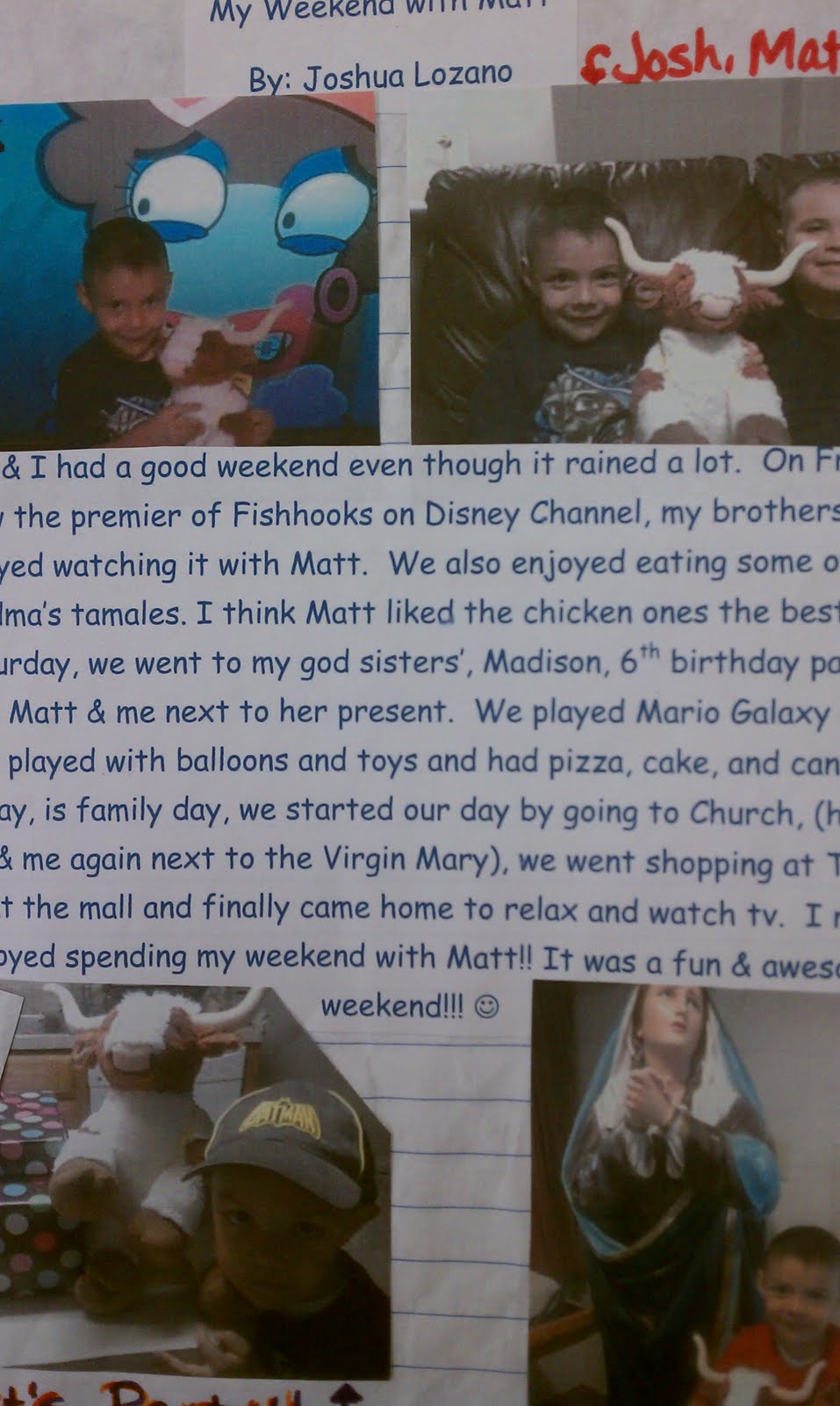 Mrs. Ayala's Kinder Fun: Classroom Mascot- Longhorn Matt